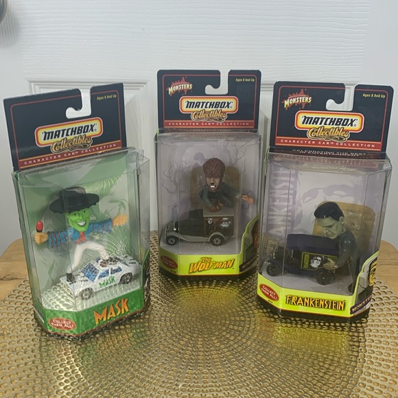 Matchbox Monsters | Other | Vtg Set Of 3 Matchbox Collectibles 999 Mask ...